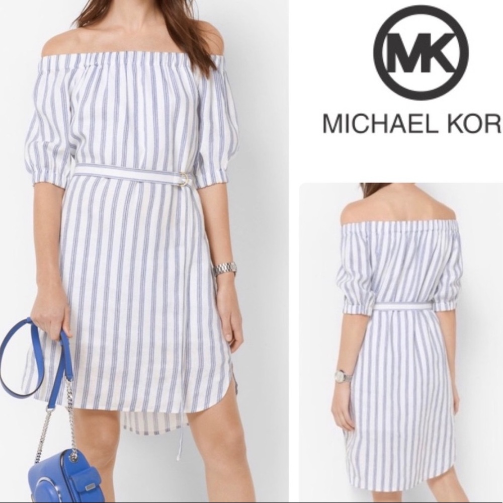 Michael Kors Linen Dress - Gem
